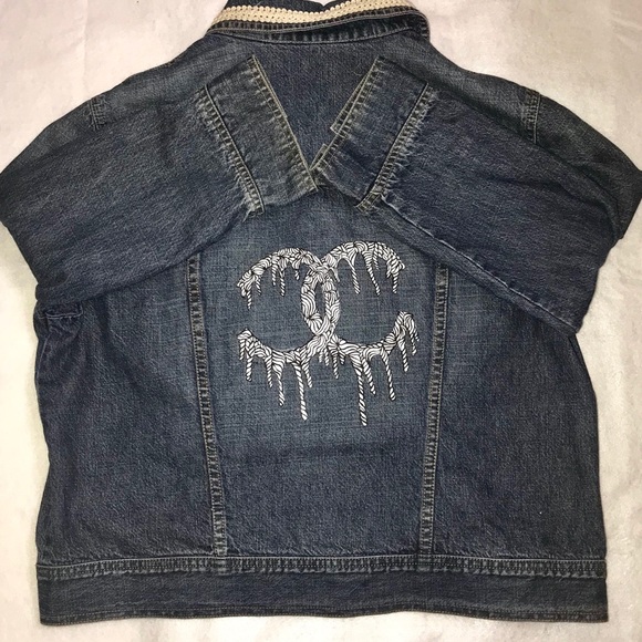 Jackets & Coats | Handpainted Drip Logo Jacket | Poshmark